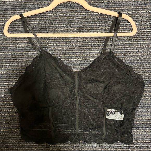 SHEIN | Tops | Shein Lace Lingerie Crop Top | Poshmark